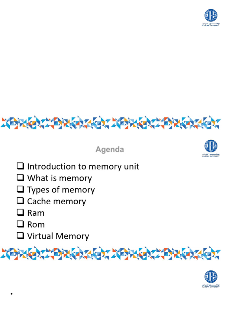 Computer Organization and Assembly Language Lecture 3 120 5 | PDF | Random Access Memory | Read ...