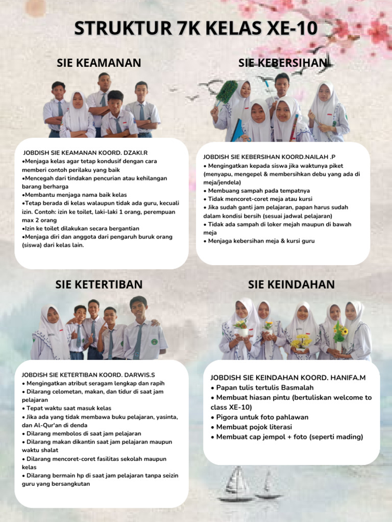 Struktur Tugas 7K Kelas XE-10 | PDF