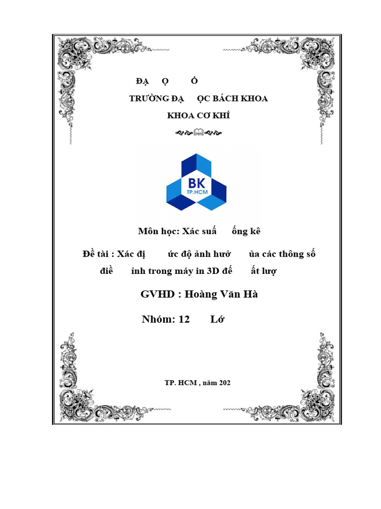 BTL XSTK L P L10 Nhóm 12 | PDF