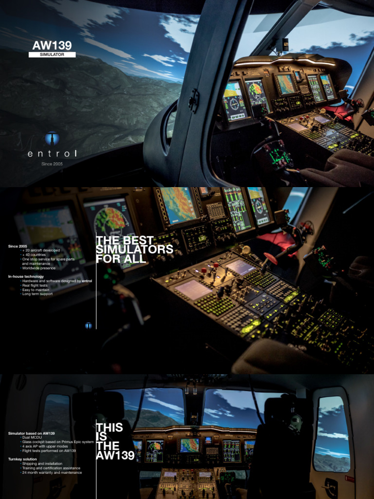 AW139 Simulator Training Solutions | PDF