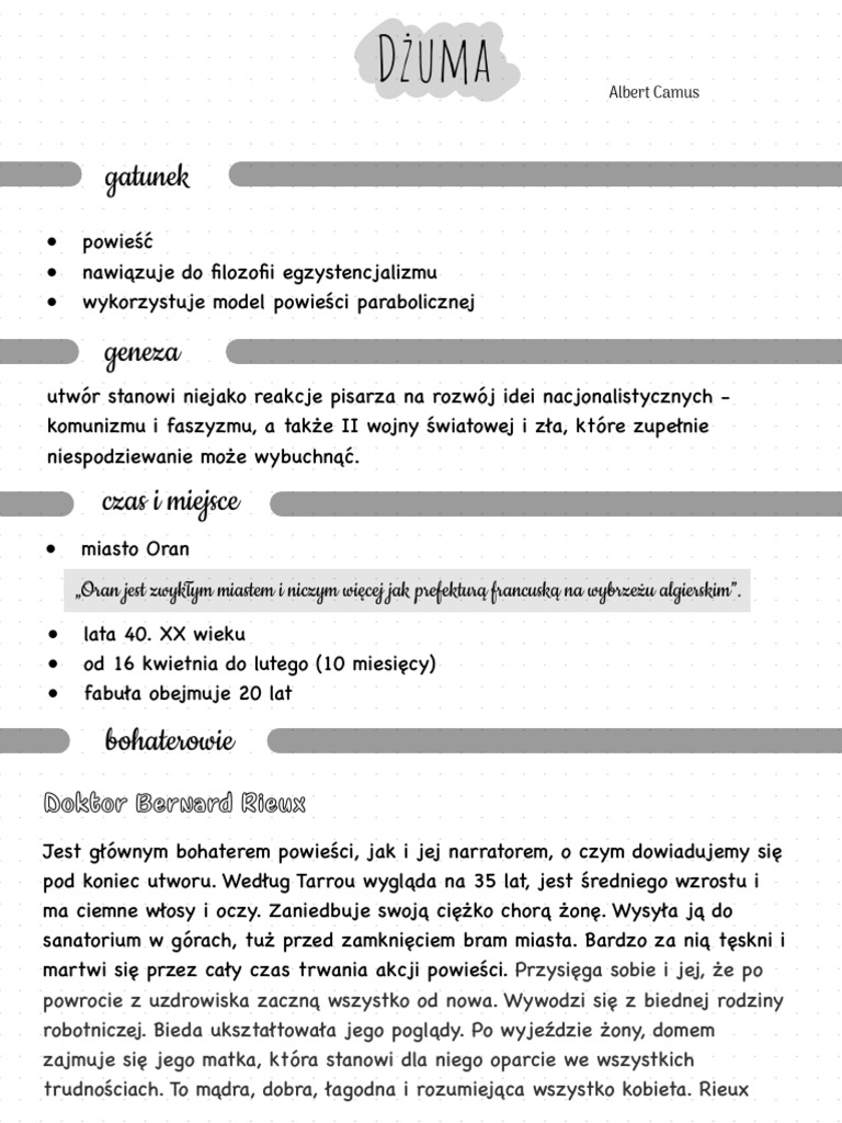 Dżuma | PDF