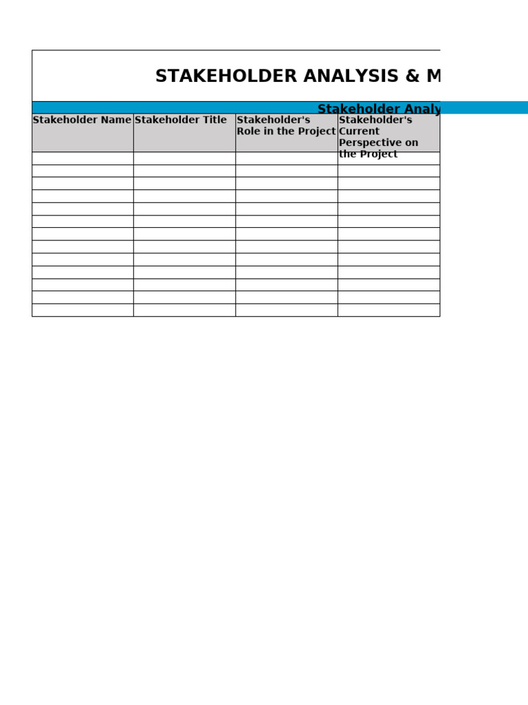 03 en Stakeholder Analysis | PDF