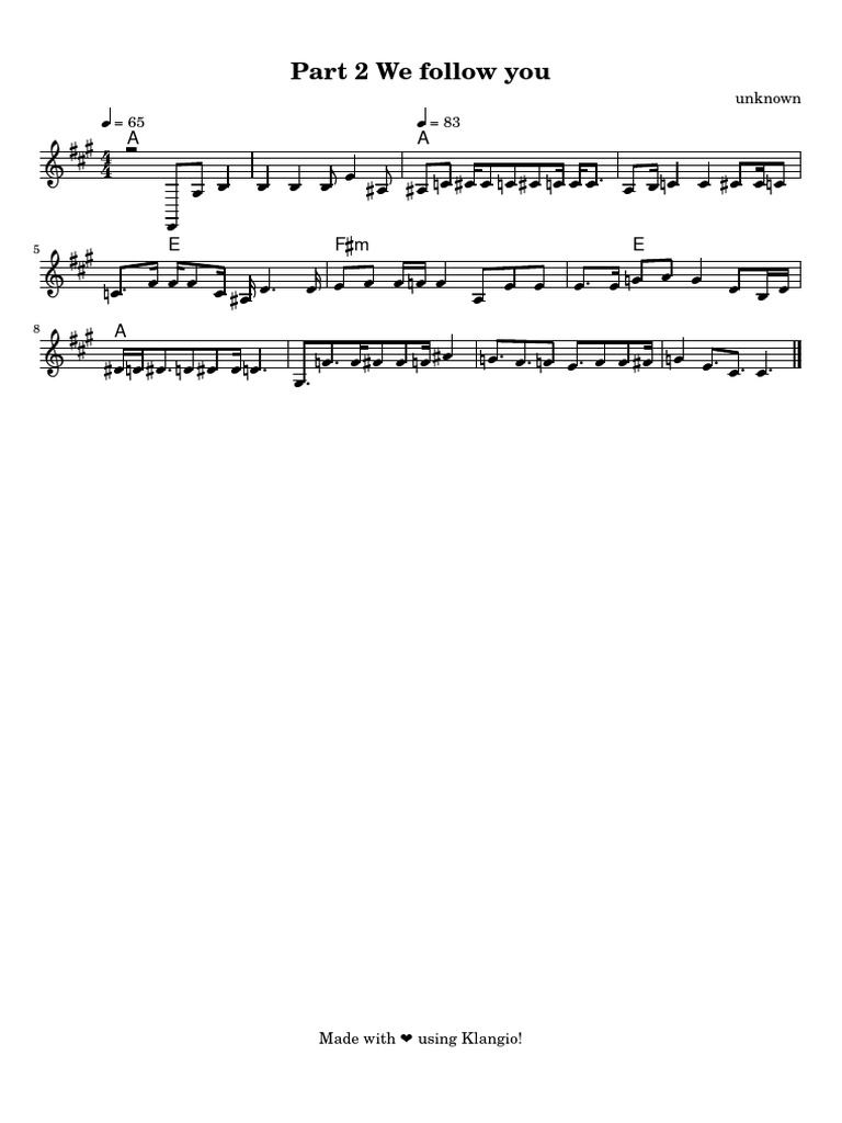 Part 2 We Follow You | PDF