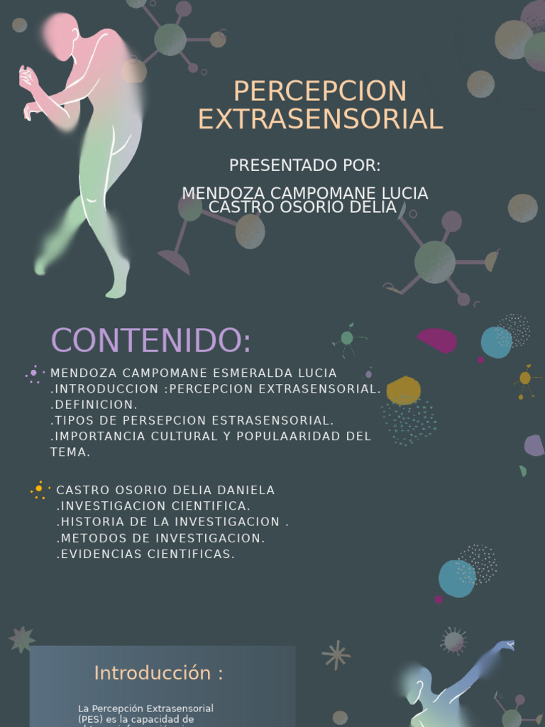 Percepción Extrasensorial: Análisis y Evidencia | PDF | Percepción ...
