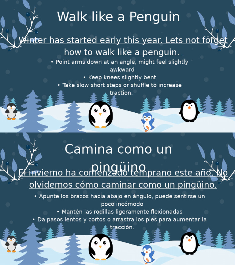 Walk Like A Penguin | PDF