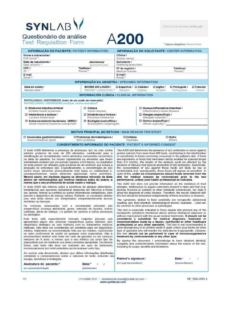 Qusestionario A200 | PDF