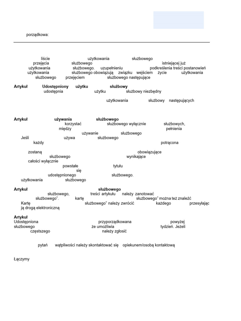 Jacek Glowacki - Vervoersbevestiging Bedrijfsauto PL | PDF