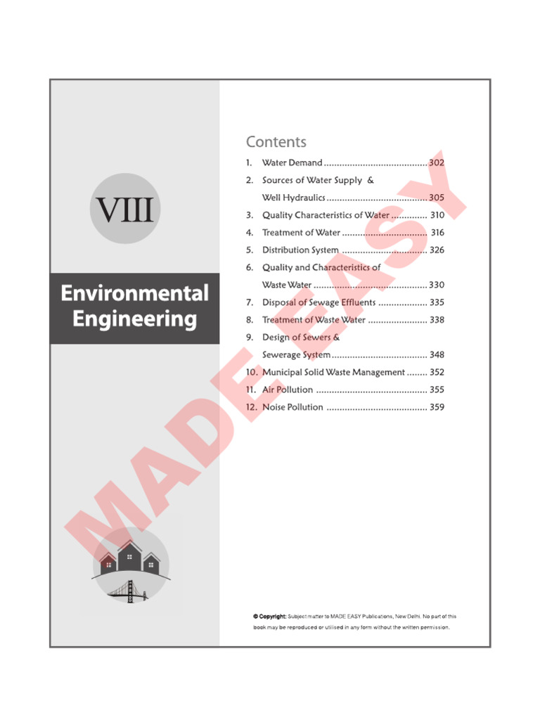 Environmental Engg. WB Notes | PDF