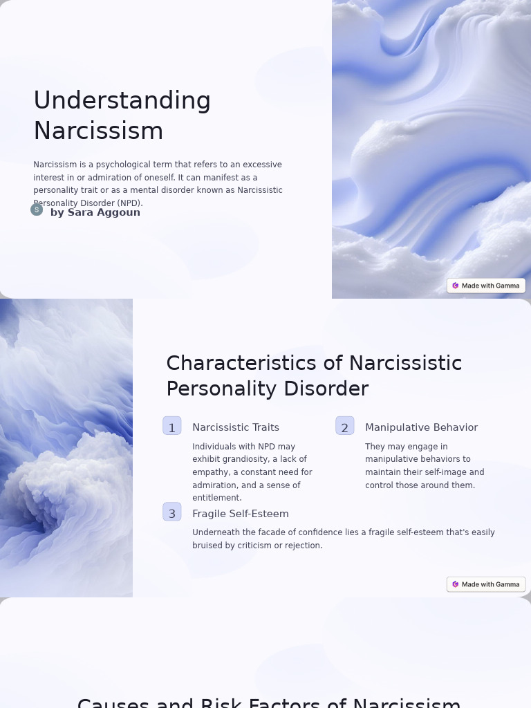 Understanding Narcissistic Personality Disorder | PDF | Narcissism ...