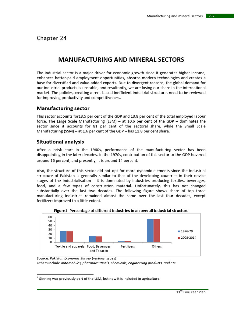 Ch24 Manufacturing Minerals2 | PDF | Mining | Infrastructure