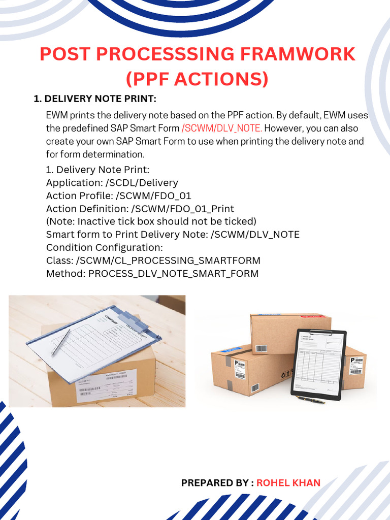 Ppf Actions 1 Pdf Warehouse Information Technology