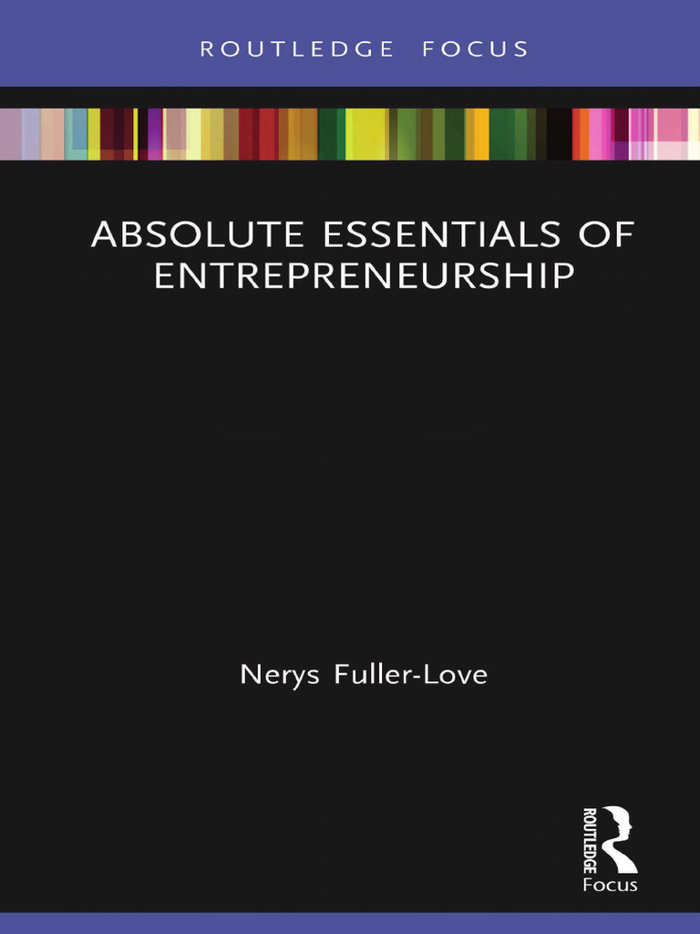 Absolute Essentials of Entrepreneurship | PDF | Entrepreneurship ...