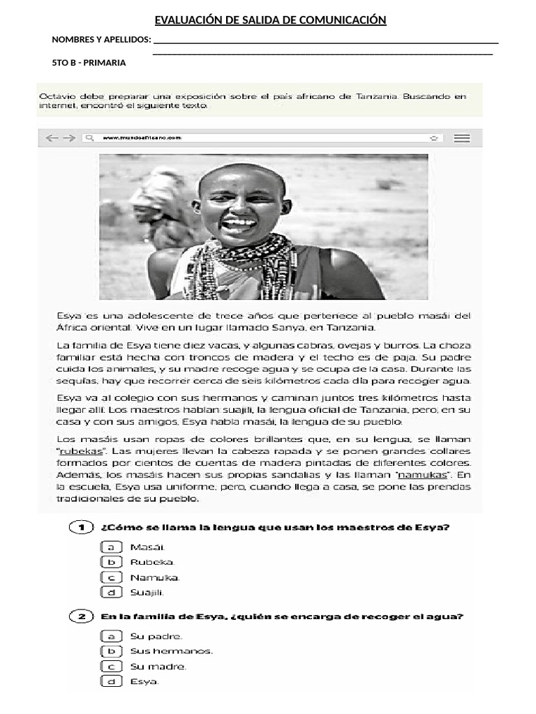 Prueba de Comu | PDF