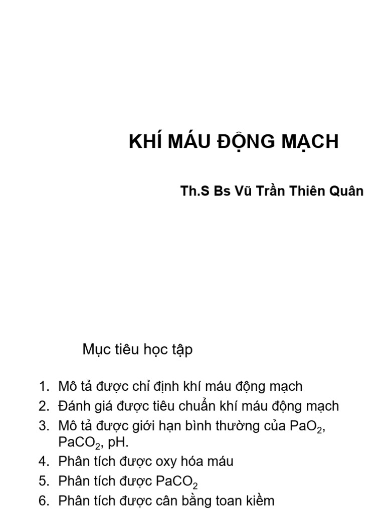 Khi Mau Dong Mach Nop | PDF