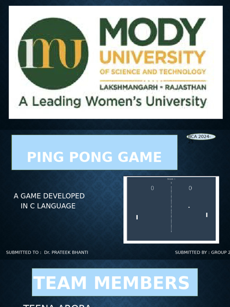 Ping Pong | PDF