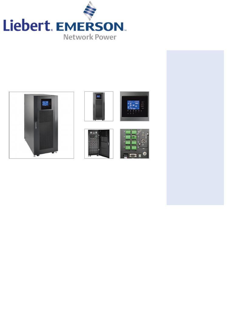 60kVA Modular UPS System Overview | PDF | Computer Engineering ...