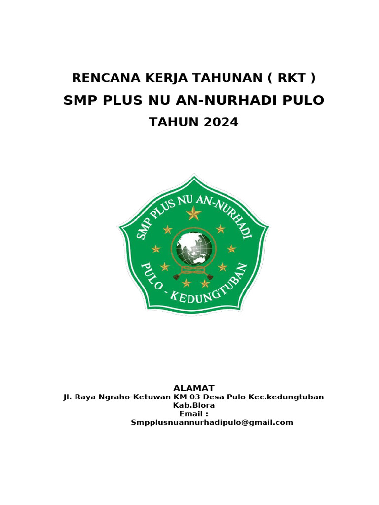 RKT SMP Plus Nu An-Nurhadi | PDF