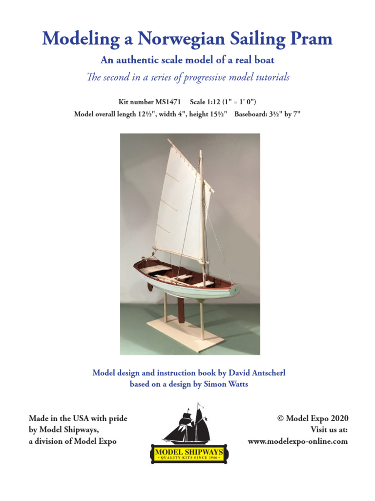 MS1471 Norwegian Sailing Pram Instructions, English | PDF | Hull ...