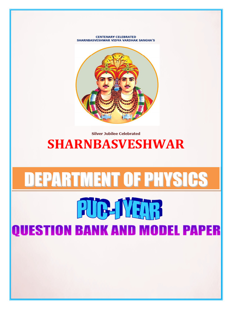 SBR Puc-I Physics Question Bank | PDF | Thermal Expansion ...