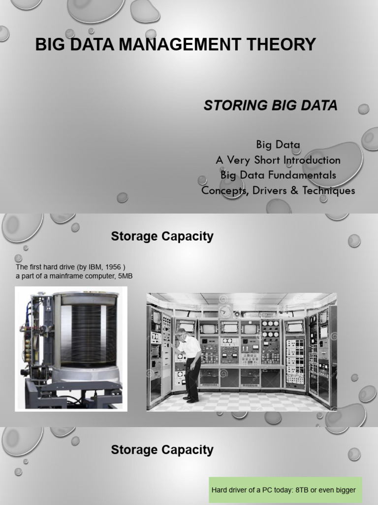 Big Data Storage and RDBMS Overview | PDF | Apache Hadoop | Relational ...