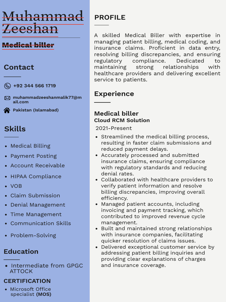 Zeeshan Resume | PDF