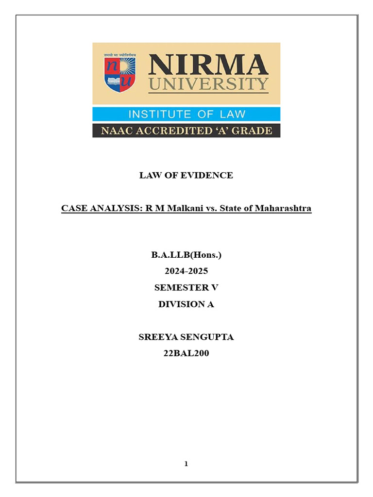 Evidence Case Analysis | PDF | Fine (Penalty) | Appeal