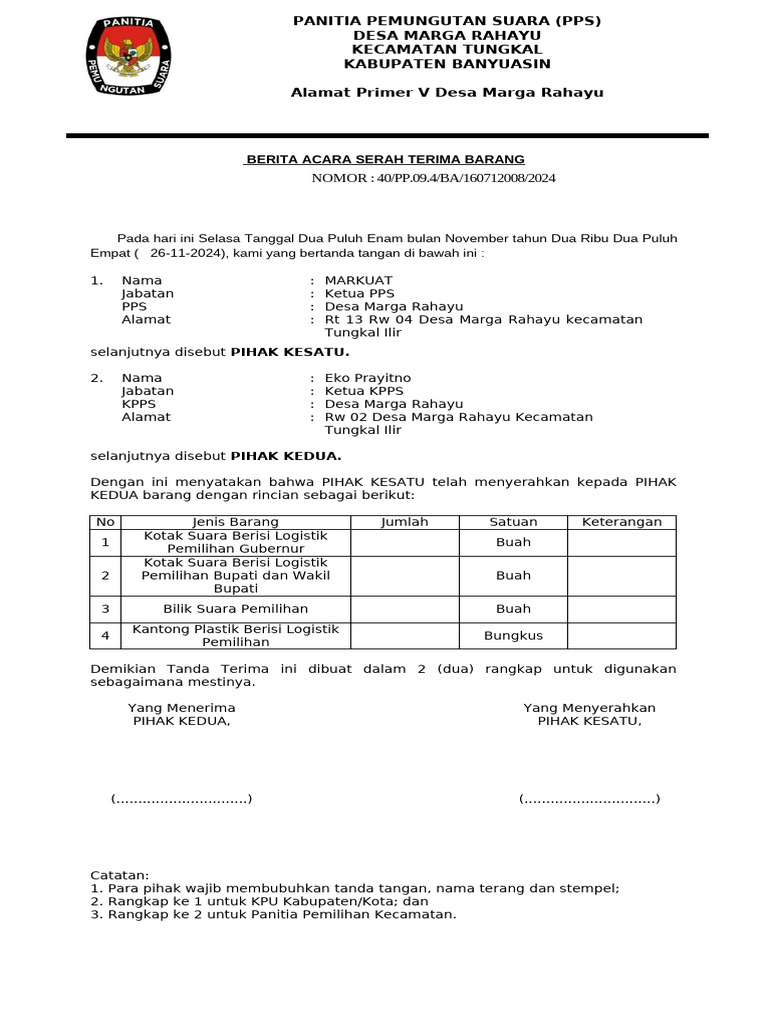 BTTB PPK Dan PPS | PDF