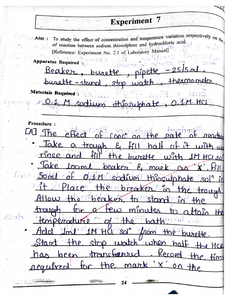 Chem Practical No 7 | PDF