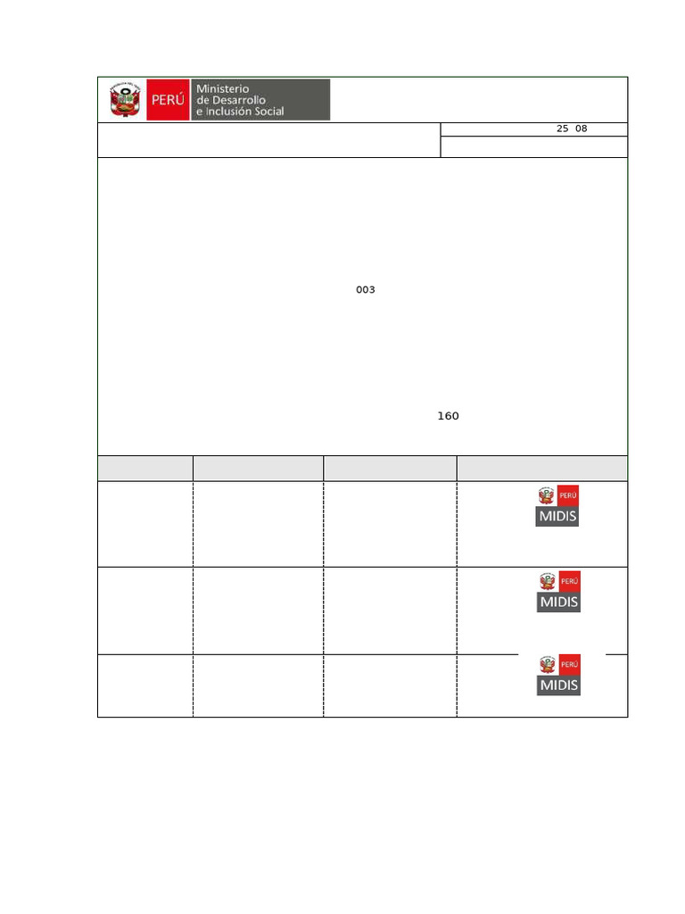 Anexo RM 160 2023 Midis | PDF | Gobierno local | Internet