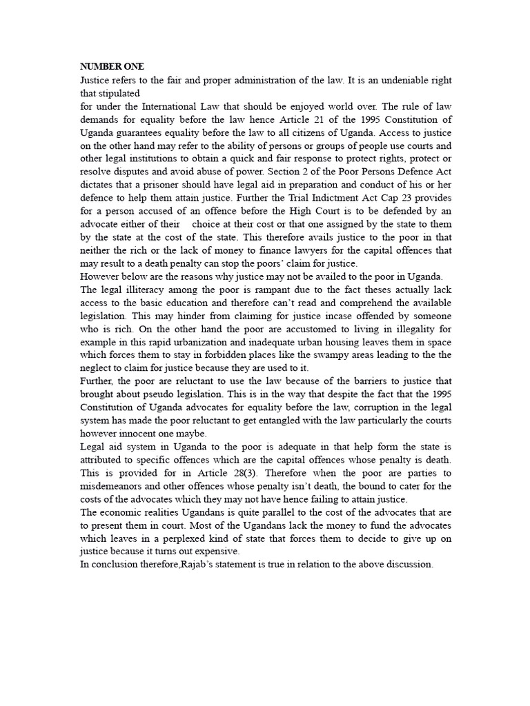 Legal Methods Coursework One | PDF | Justice | Crime & Violence