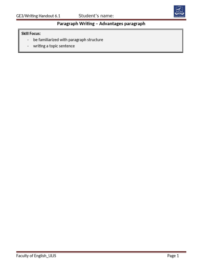 Writing - Handout 6.1 - For Ss | PDF | Public Transport | Transport