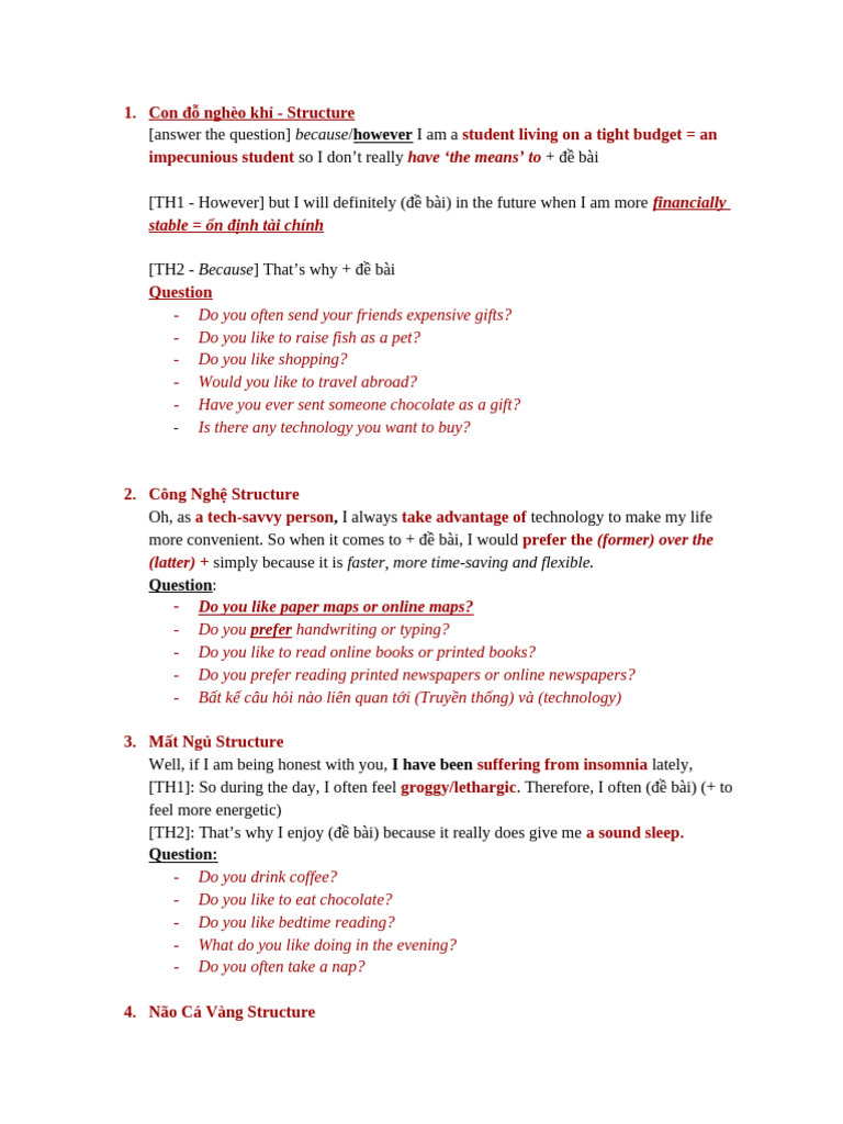 Useful structures | PDF