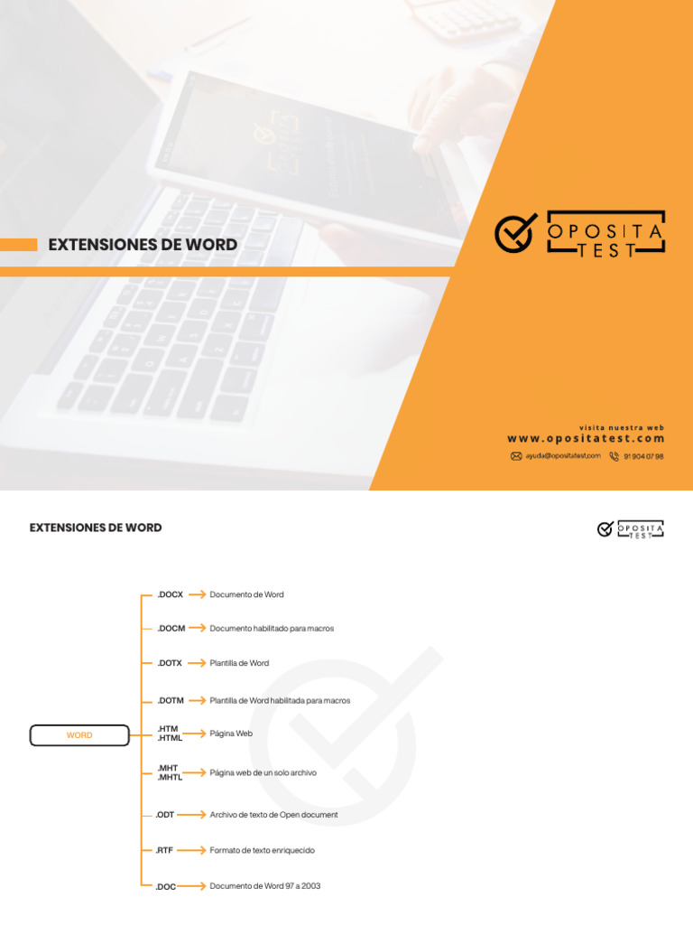 Extensiones de archivos en Word 2013 | PDF