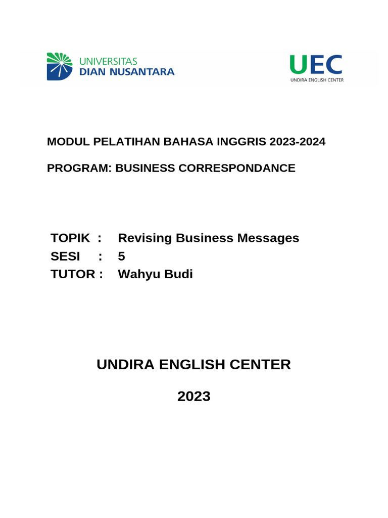 Business Writing Essentials | PDF | Typefaces | Clause