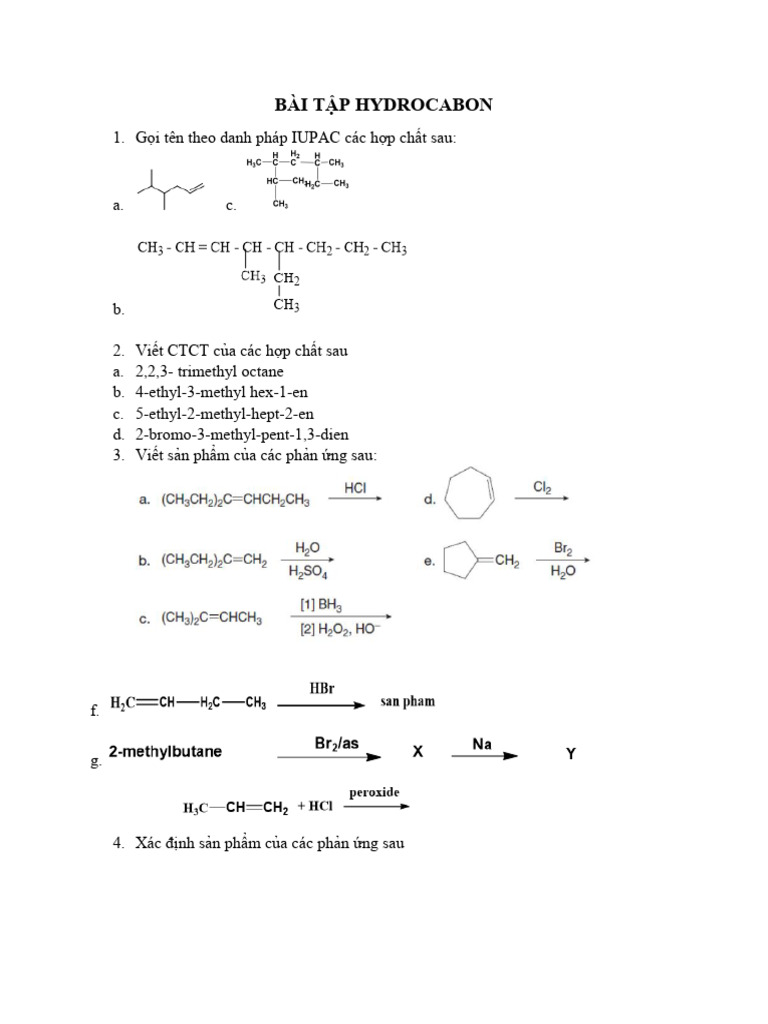 BT HYDROCACBON - Gui SV | PDF