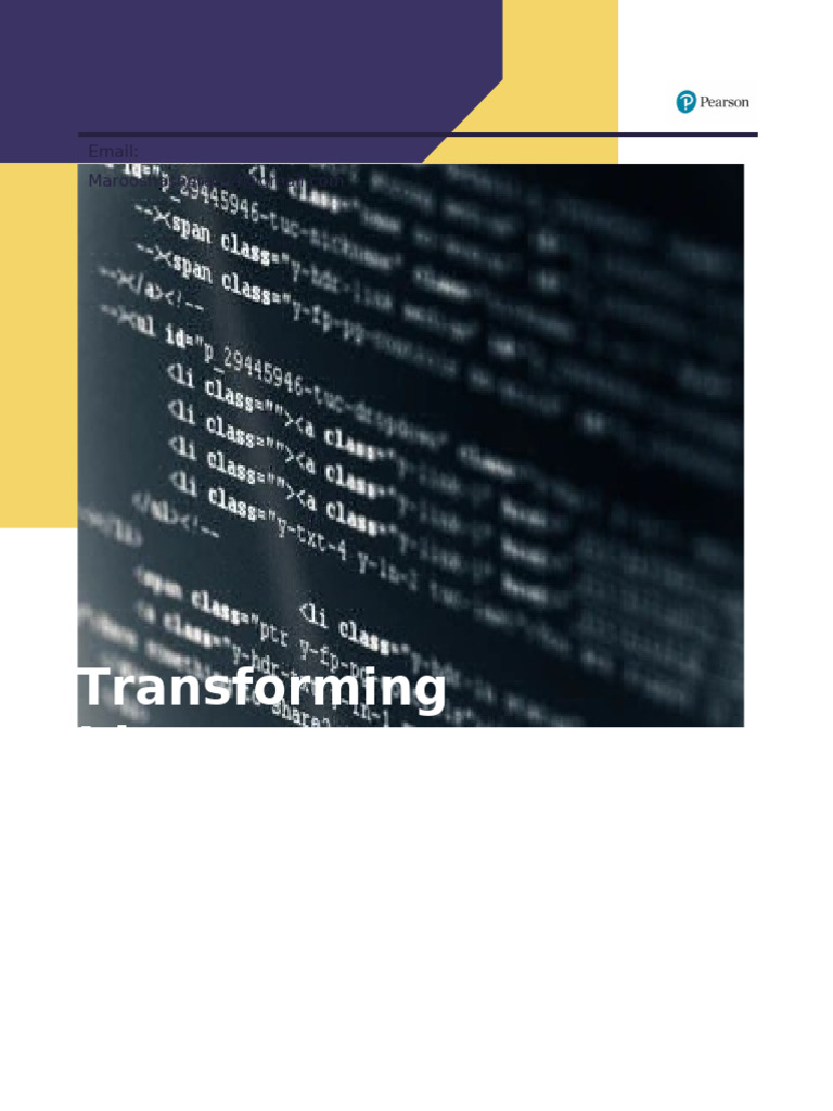 Transforming Ideas Digitally | PDF | Computer Programming | Auditor's ...