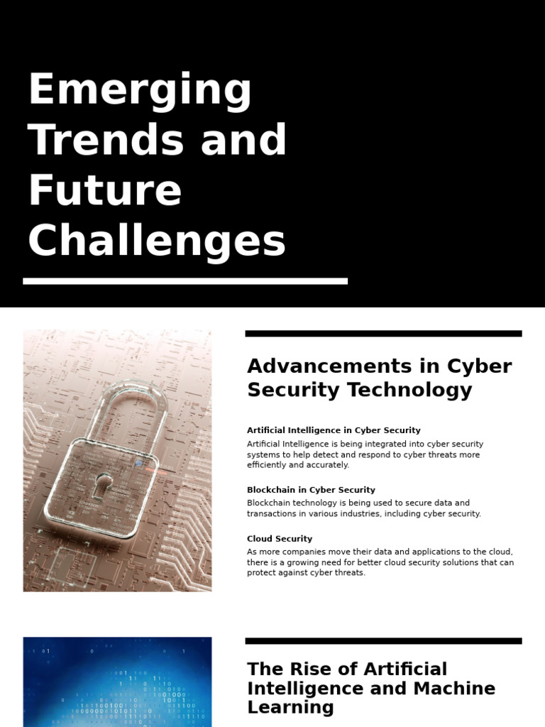 Emerging Trends & Future Challenges | PDF | Security | Computer Security