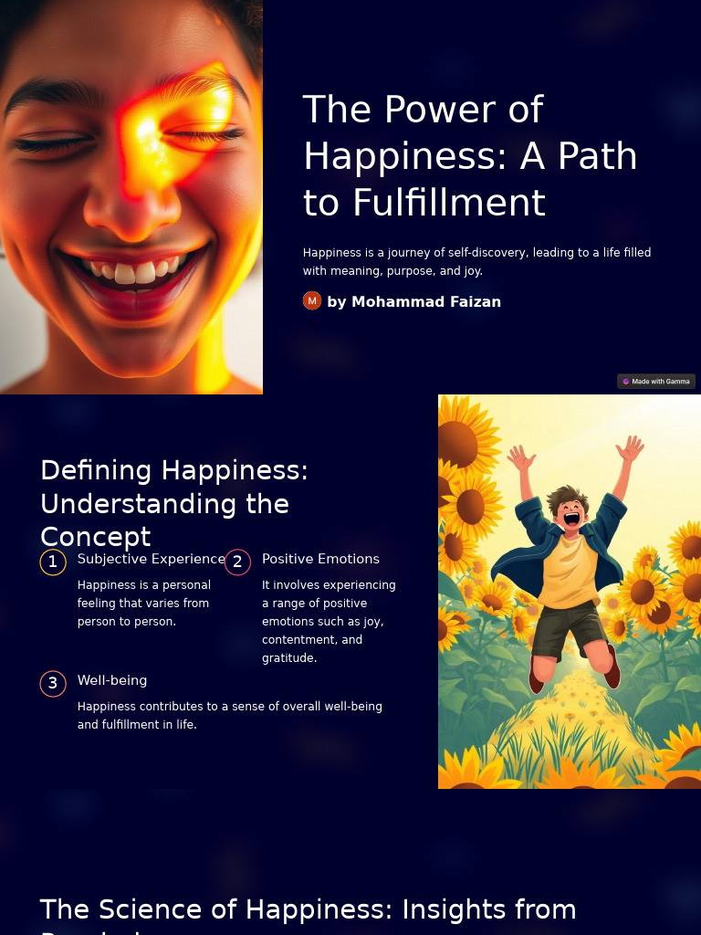 Unlocking Happiness: Strategies for Joy | PDF | Happiness | Gratitude