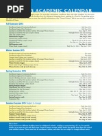 Spring Calendar | PDF
