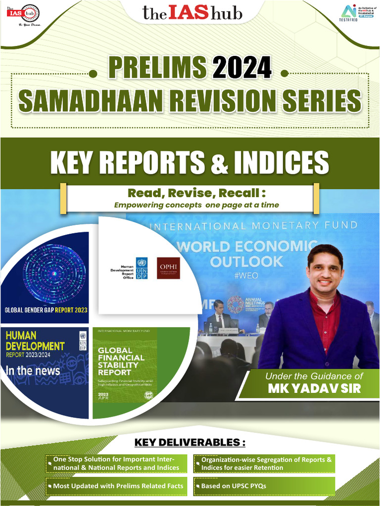 Key Reports & Indices: Read, Revise, Recall | PDF | Global Financial ...