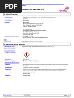 Ficha de Datos de Seguridad Diversey | PDF | Agua | Higiene Ocupacional