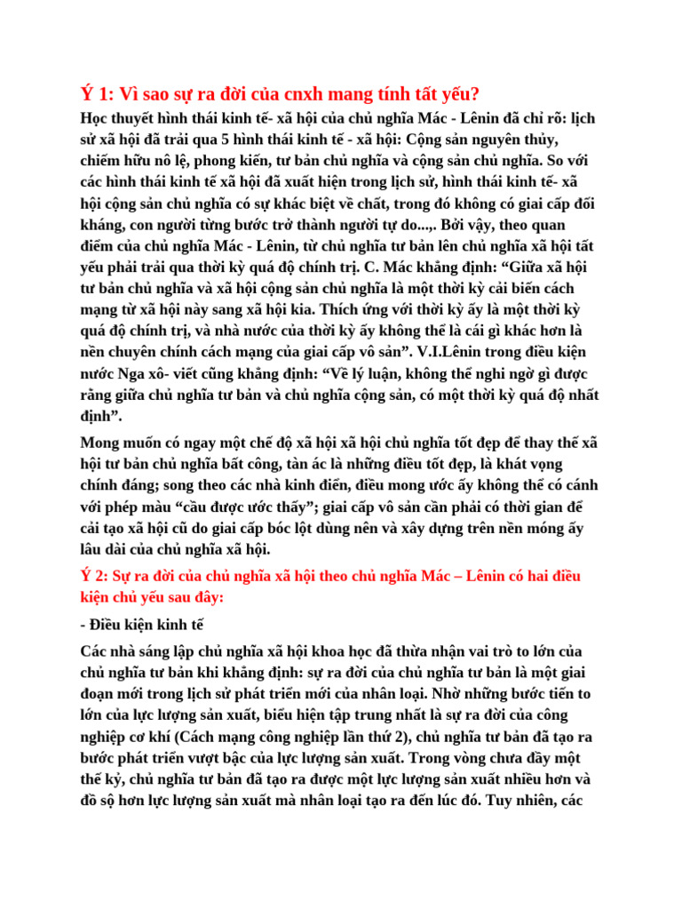 TT H Chí Minh. Câu 3. | PDF