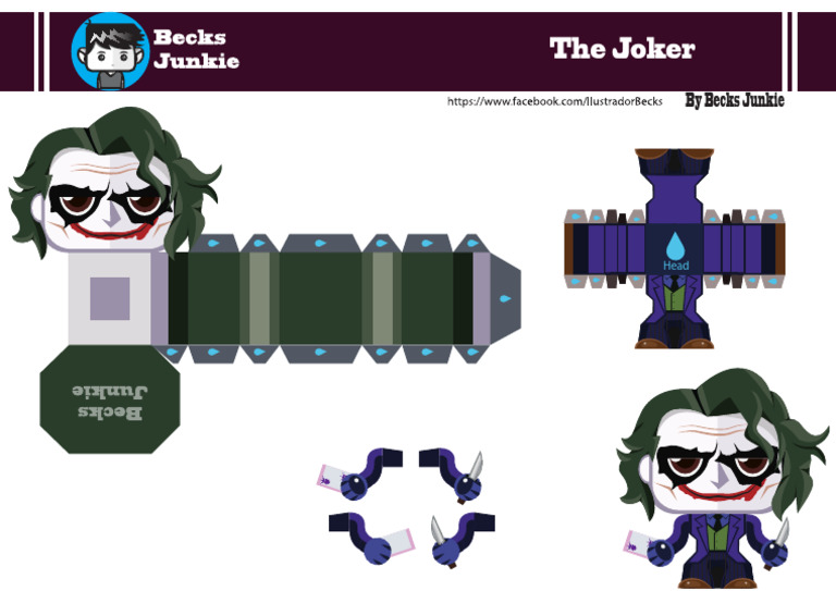 Joker Papercraft by Becks Junkie | PDF