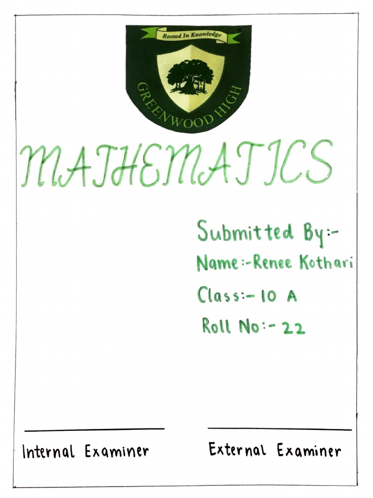 Renee - Math - Project | PDF