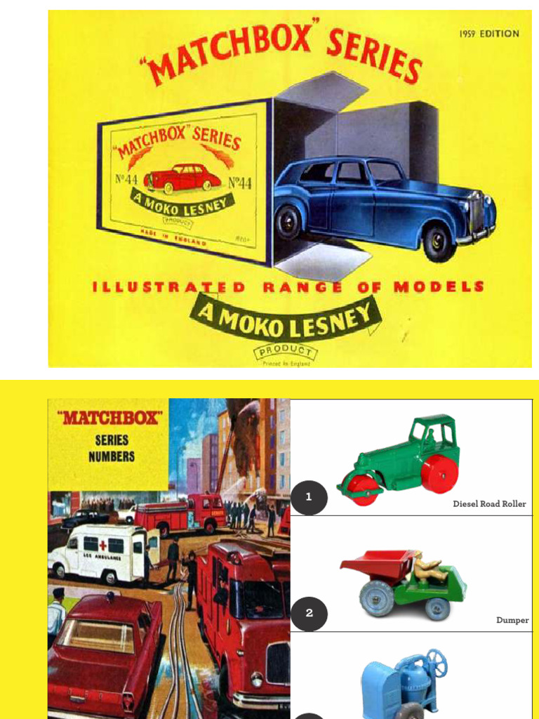 Catálogo Matchbox 1959 | PDF | Truck | Van