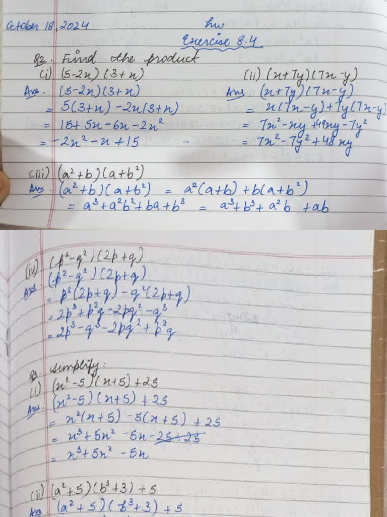 Algebraic Problem Solving | PDF