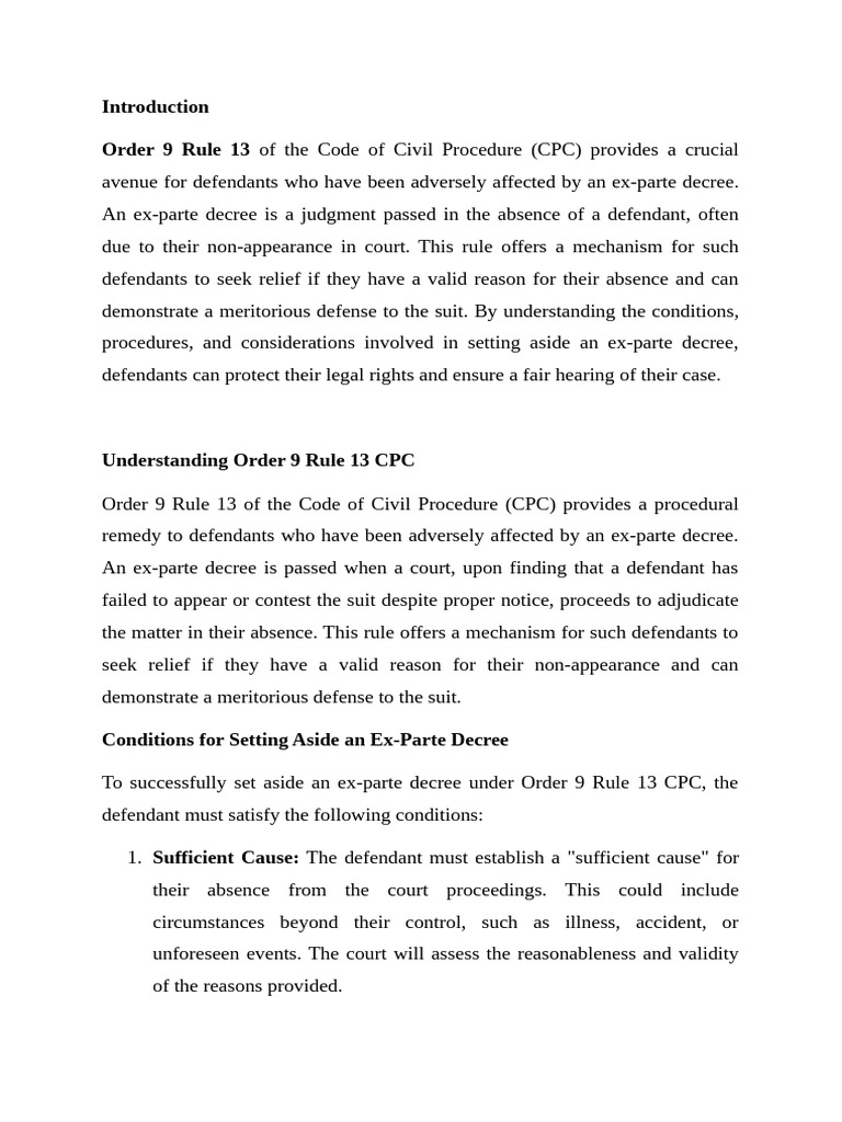 Drafting Assignment | PDF | Lawsuit | Ex Parte