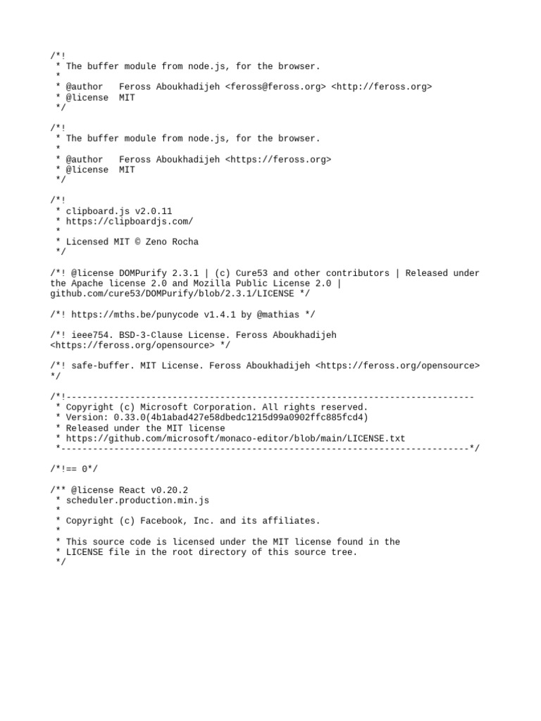Init Py Main UI - js.LICENSE | PDF