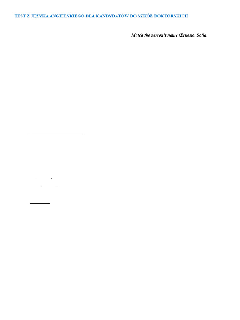 Egzamin Do Szkół Dokt. 2020 Jawny | PDF