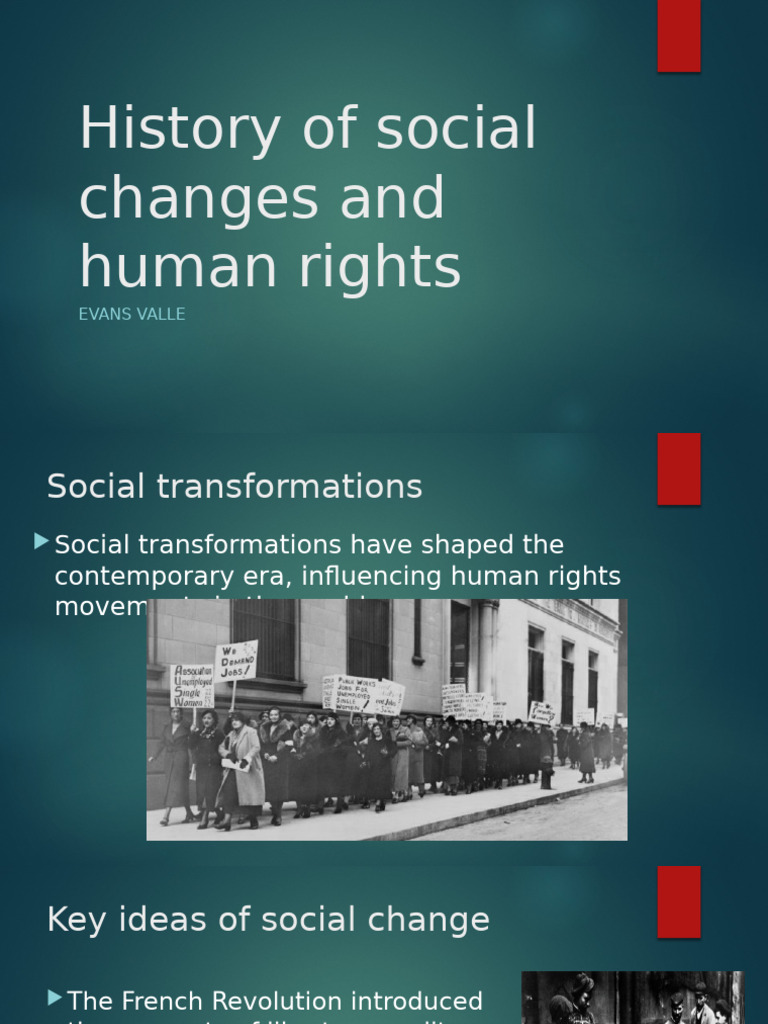 History of Social Changes and Human Rights | PDF
